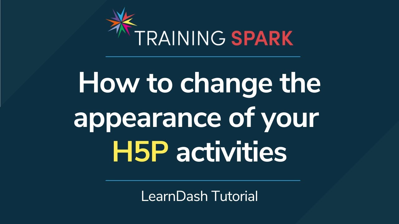 How to customise the appearance of your H5P activities